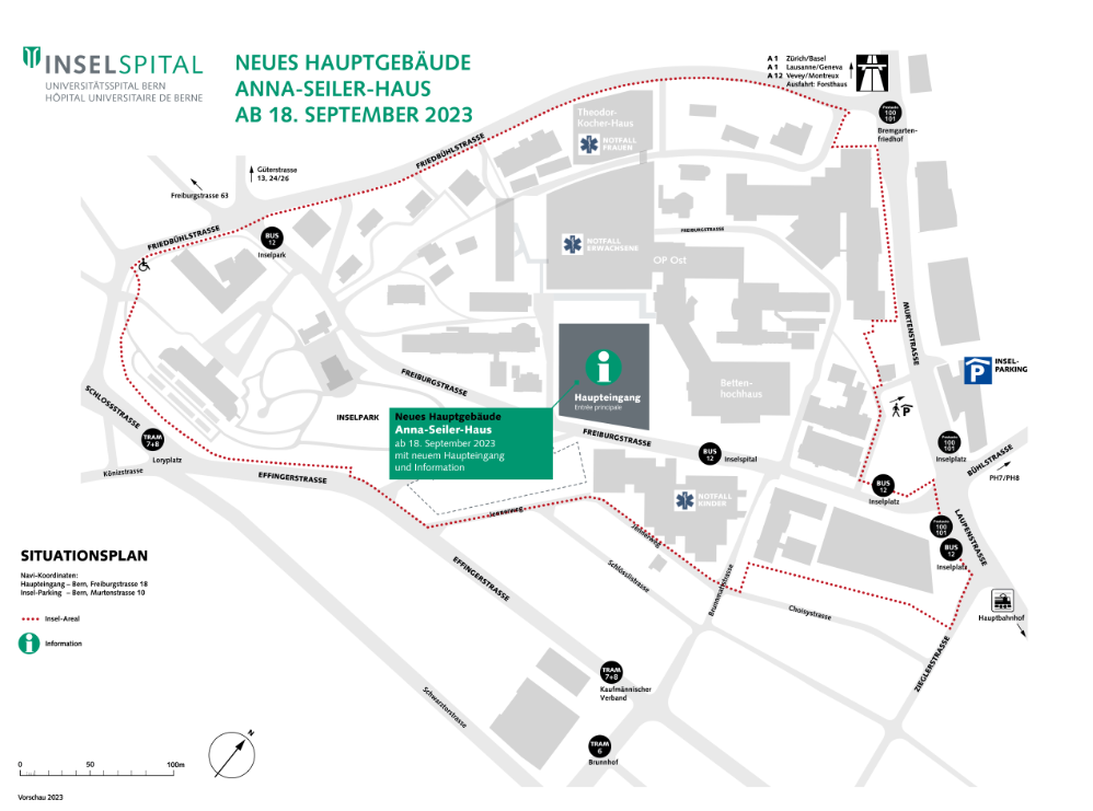 Praktische Informationen - Inselspital - Universitätsspital Bern